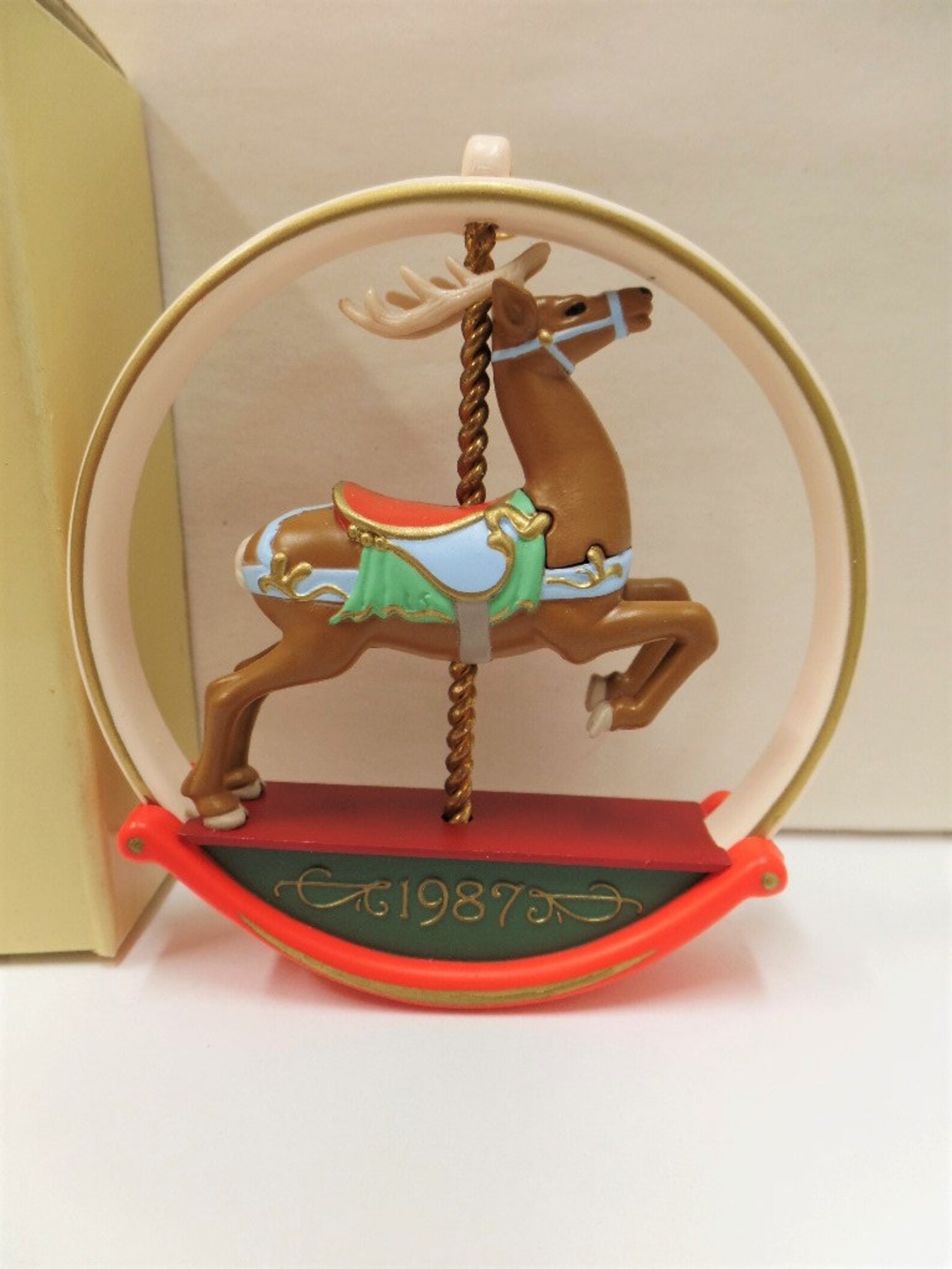 Hallmark Carousel Reindeer Collector's Club Christmas - Etsy
