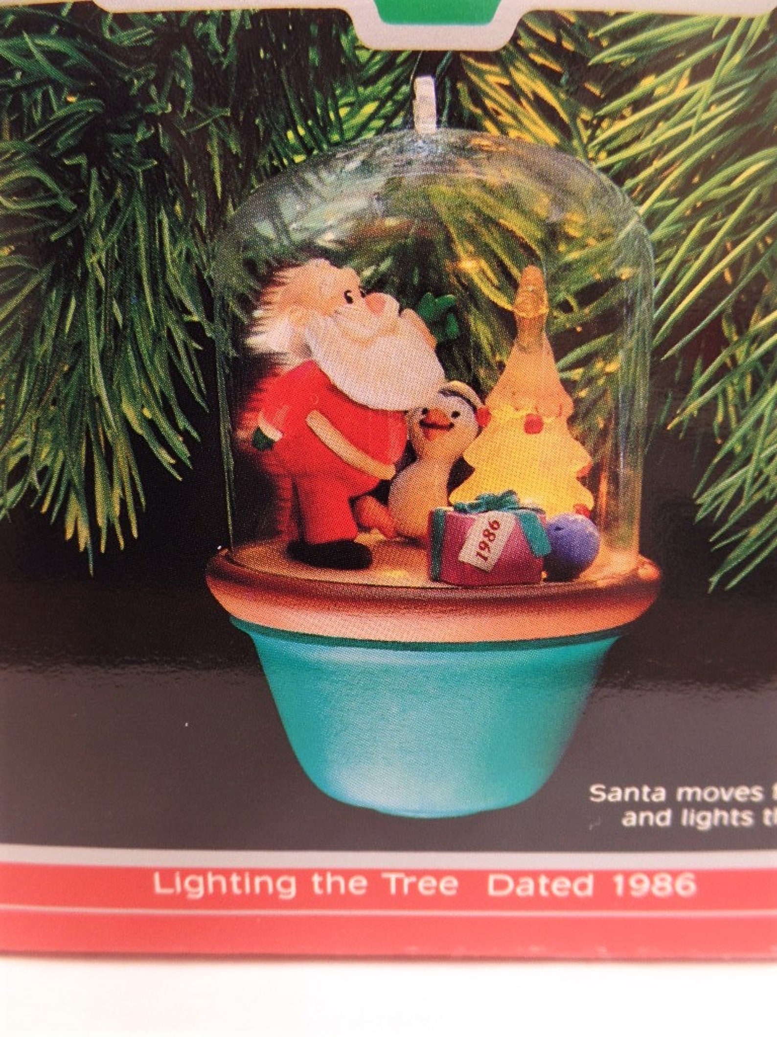 Hallmark Lighting the Tree Magic Christmas Ornament 1986 NOS - Etsy