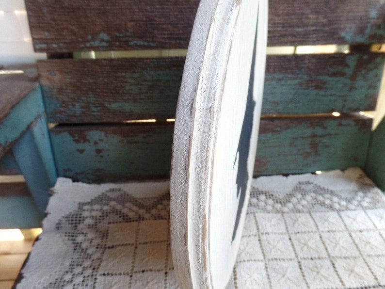 Handmade Folk Art Wood Sign Witch Halloween Decor Shabby Chic - Etsy