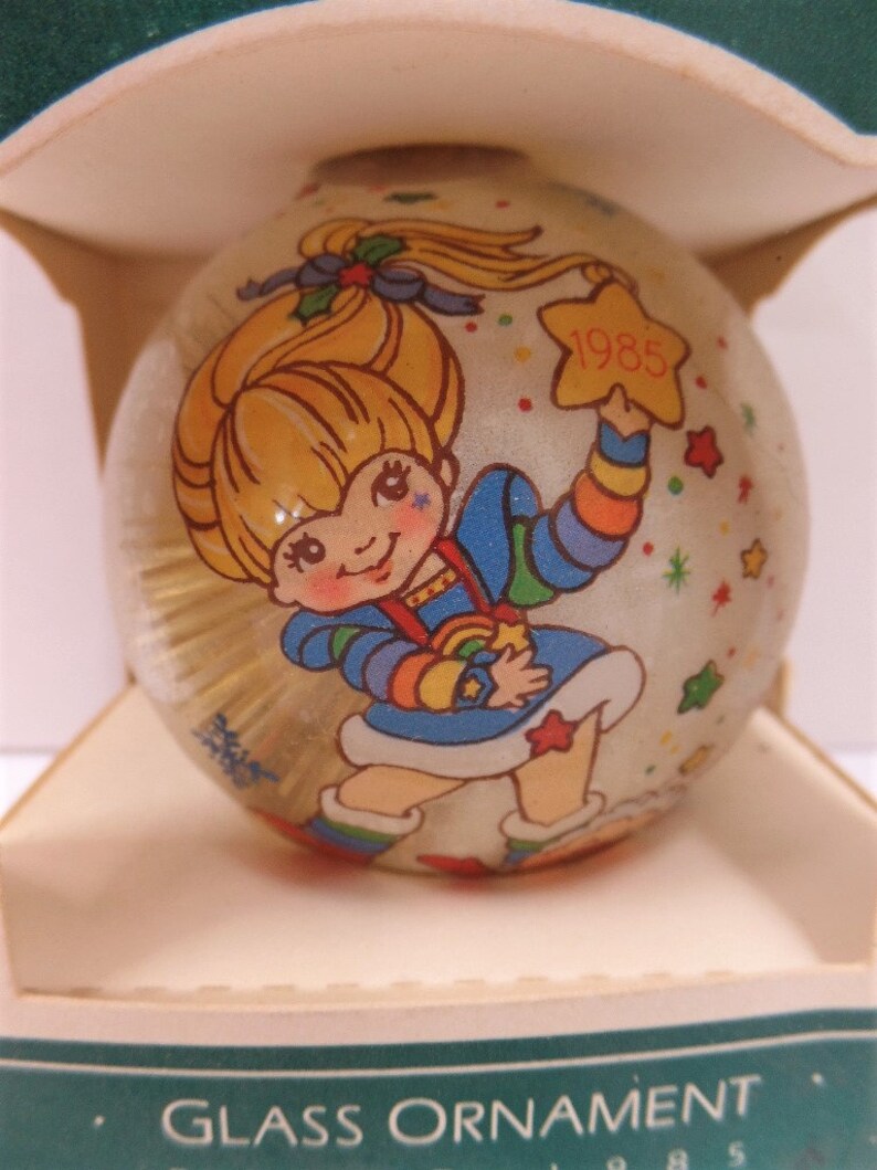 Hallmark Rainbow Brite and Friends Glass Christmas Ornament - Etsy