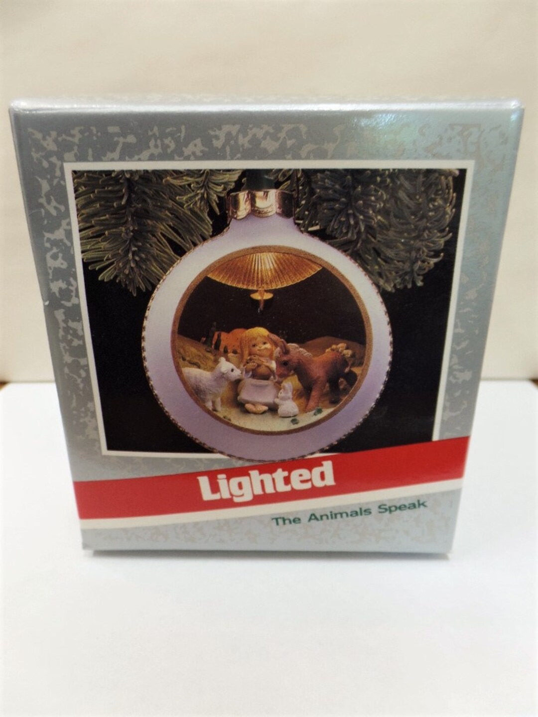 Hallmark the Animals Speak Lighted Christmas Ornament 1989 NOS - Etsy