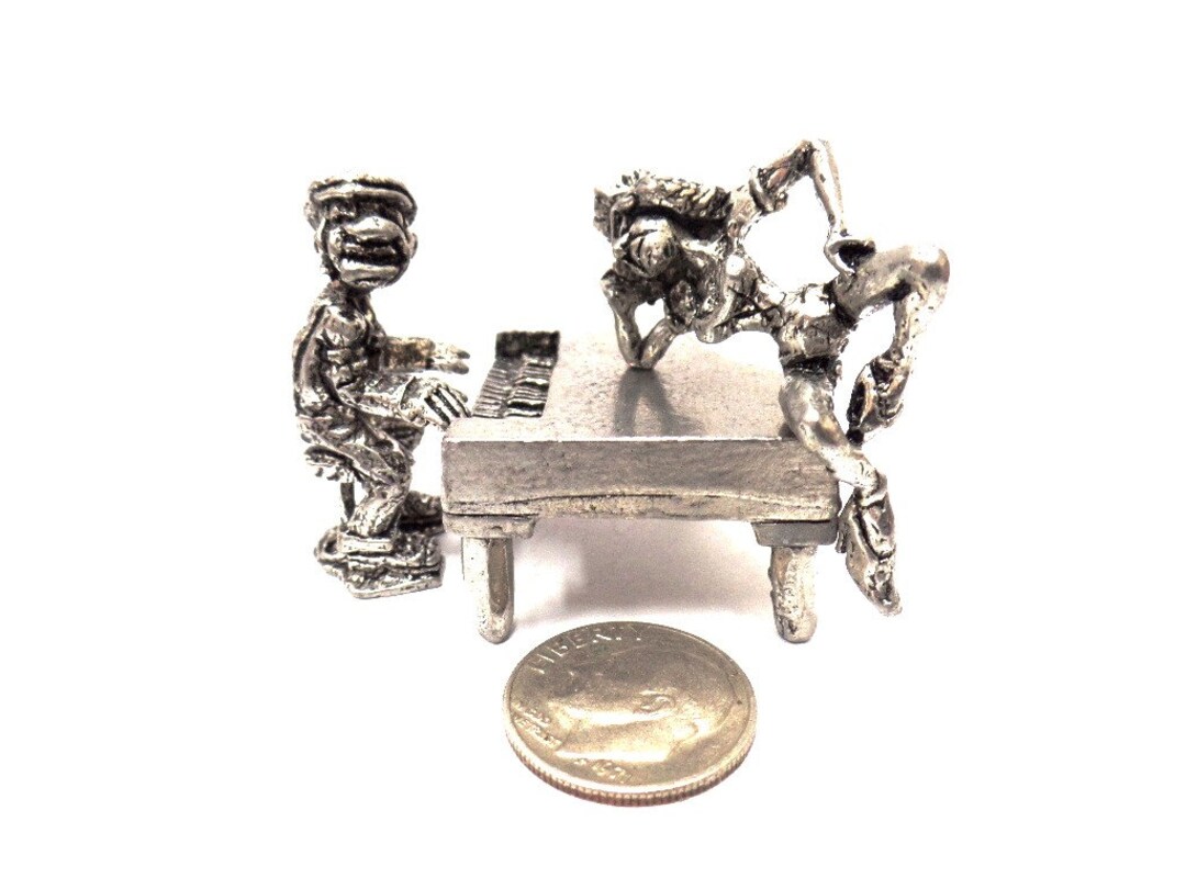 Vintage Boyd Perry Set of Three Miniature Pewter Figurines Western ...