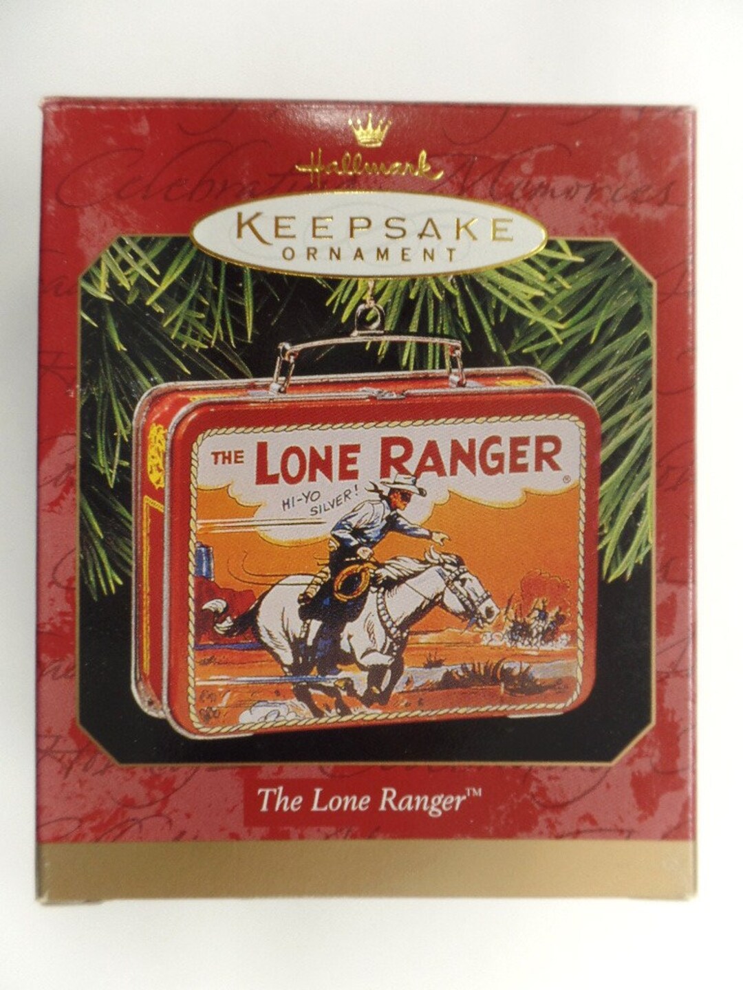 Hallmark the Lone Ranger Lunch Box Christmas Ornament 1997 NRFB Pressed ...