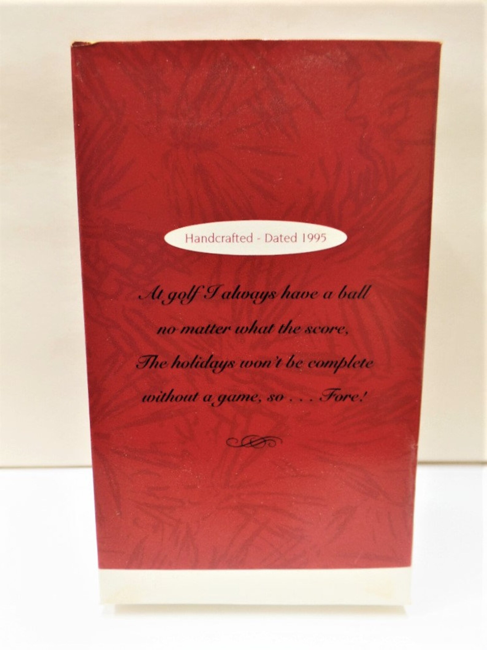 Hallmark Gopher Fun Christmas Ornament 1995 NOS NRFB Golf - Etsy