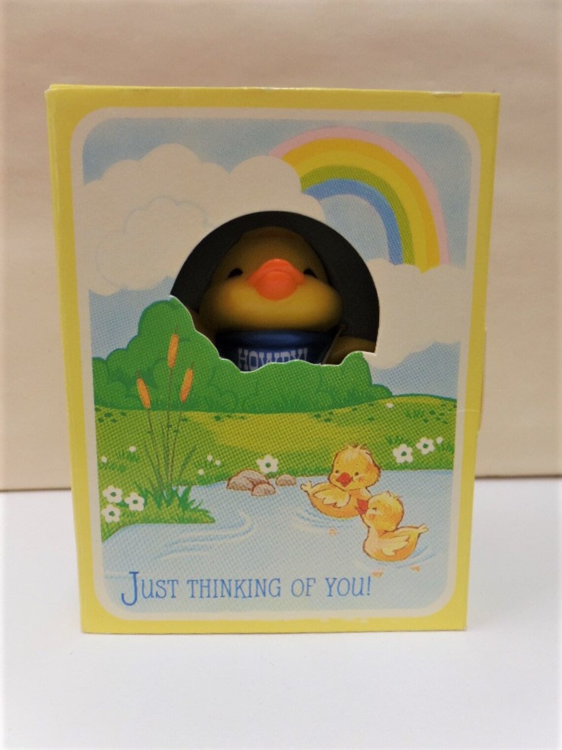 Vintage Hallmark Duck Merry Miniature Greetings 1984 Howdy | Etsy