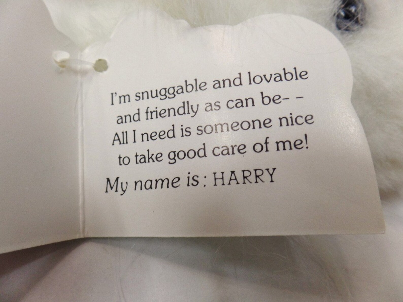 Vintage 1983 Heartline Snuggables White Easter Bunny Plush Toy - Etsy