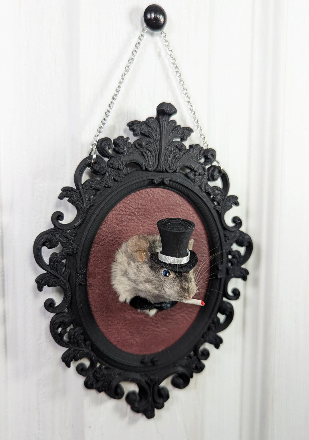Smoking Top Hat Mouse Taxidermy Head Mount - Etsy