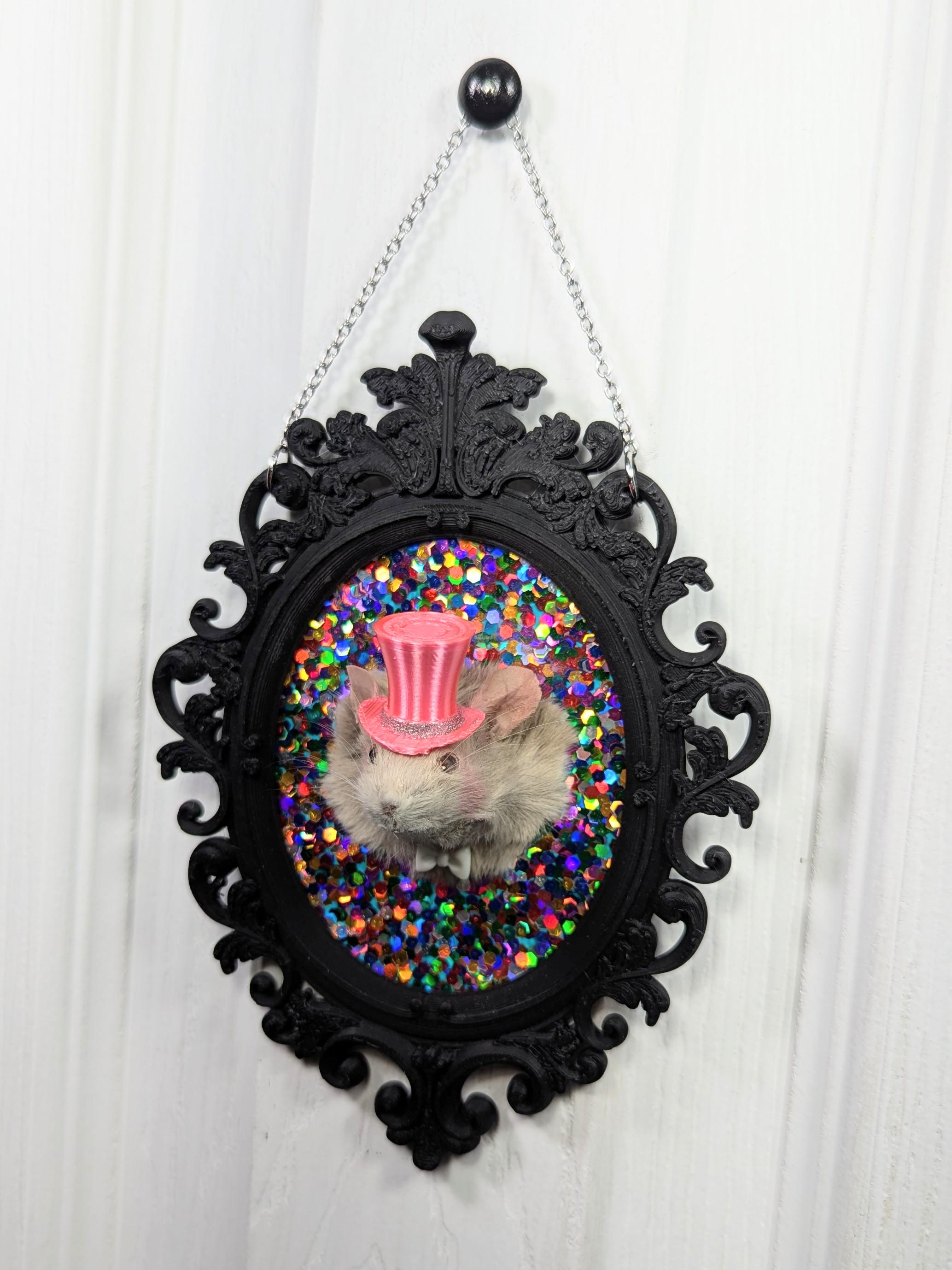Fancy Glitter Top Hat Mouse Taxidermy Head Mount - Etsy