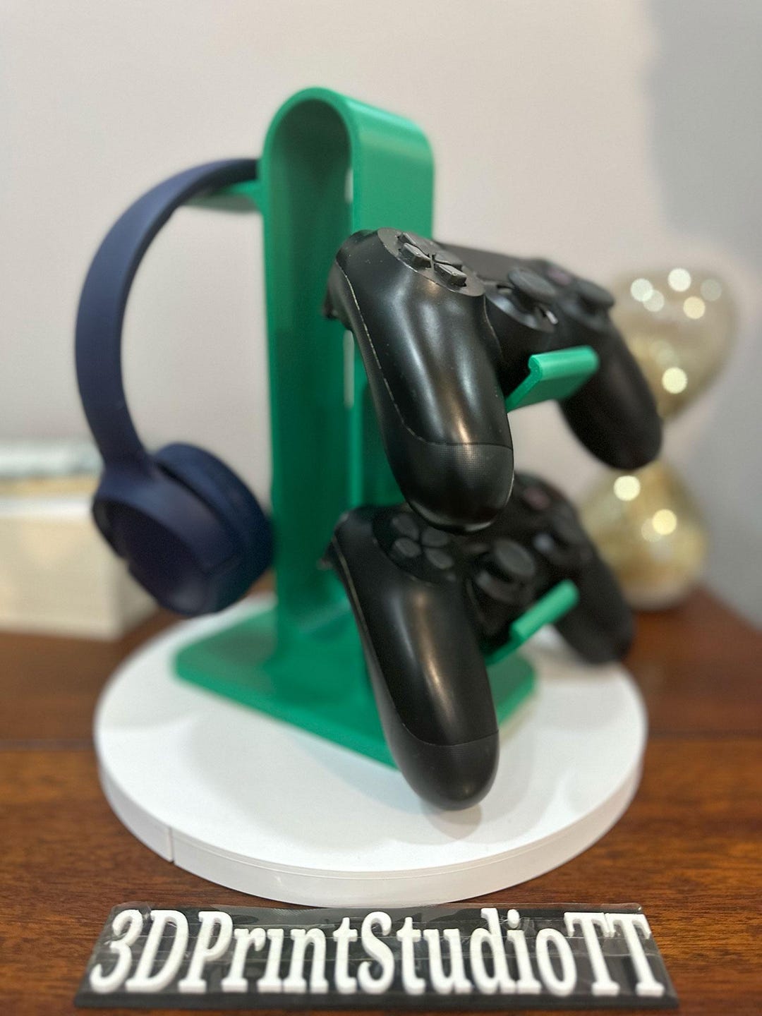 3D Printed Console Controller and Headset Stand Gamer Gift Gaming ...