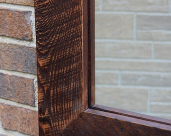 Slate Beveled Framed Mirror. 1 Inch Slate Mirror. Slate Framed | Etsy