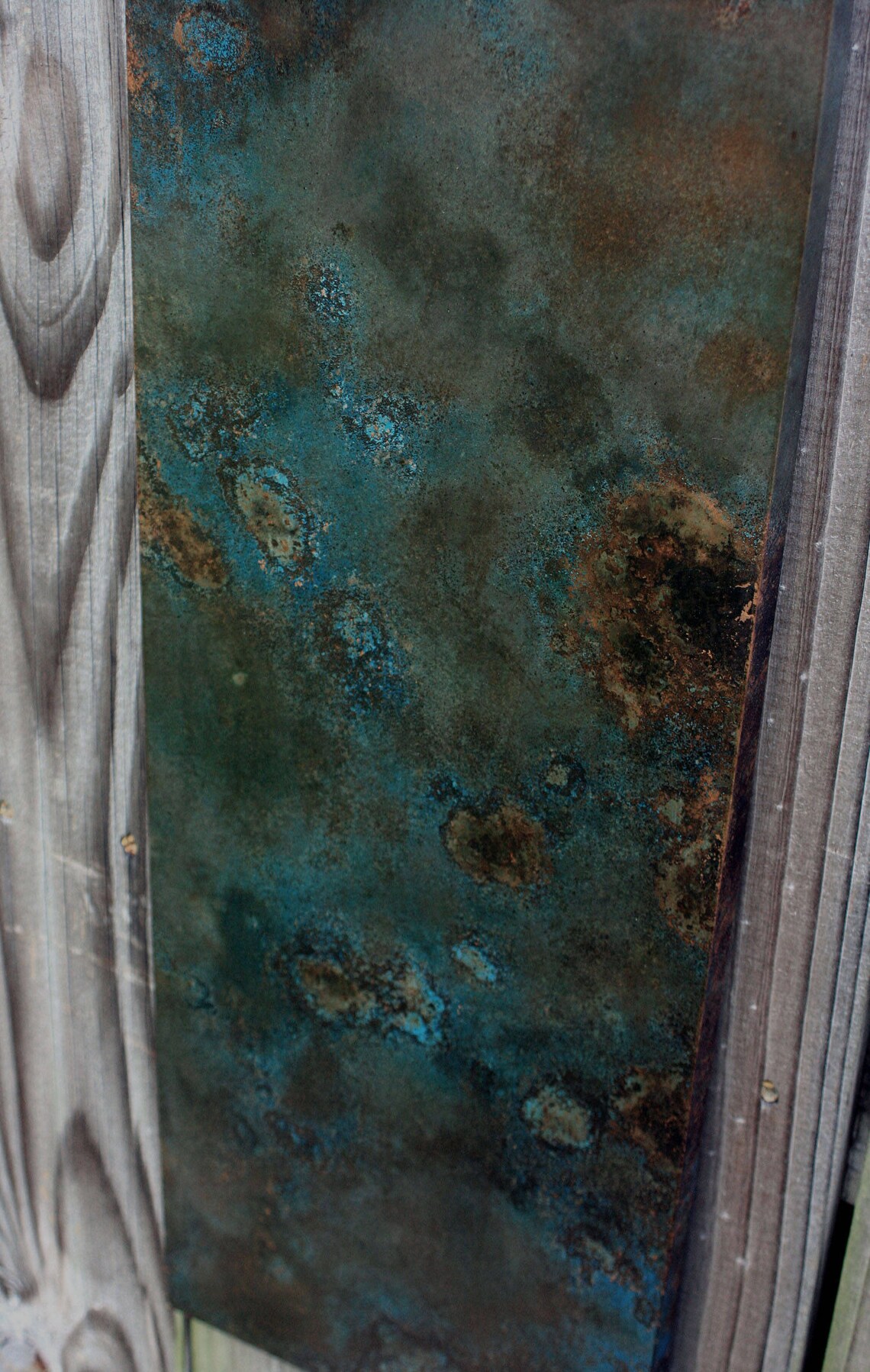 Dark Copper Wall Art. Copper Patina Art. Copper Wall Decor. - Etsy
