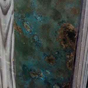 Dark Copper Wall Art. Copper Patina Art. Copper Wall Decor. Metal Wall ...
