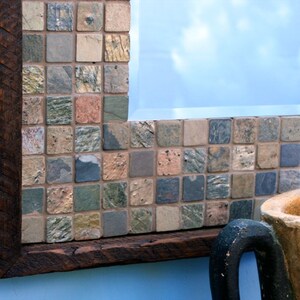 Slate Beveled Framed Mirror. 1 Inch Slate Mirror. Slate Framed Mirror ...
