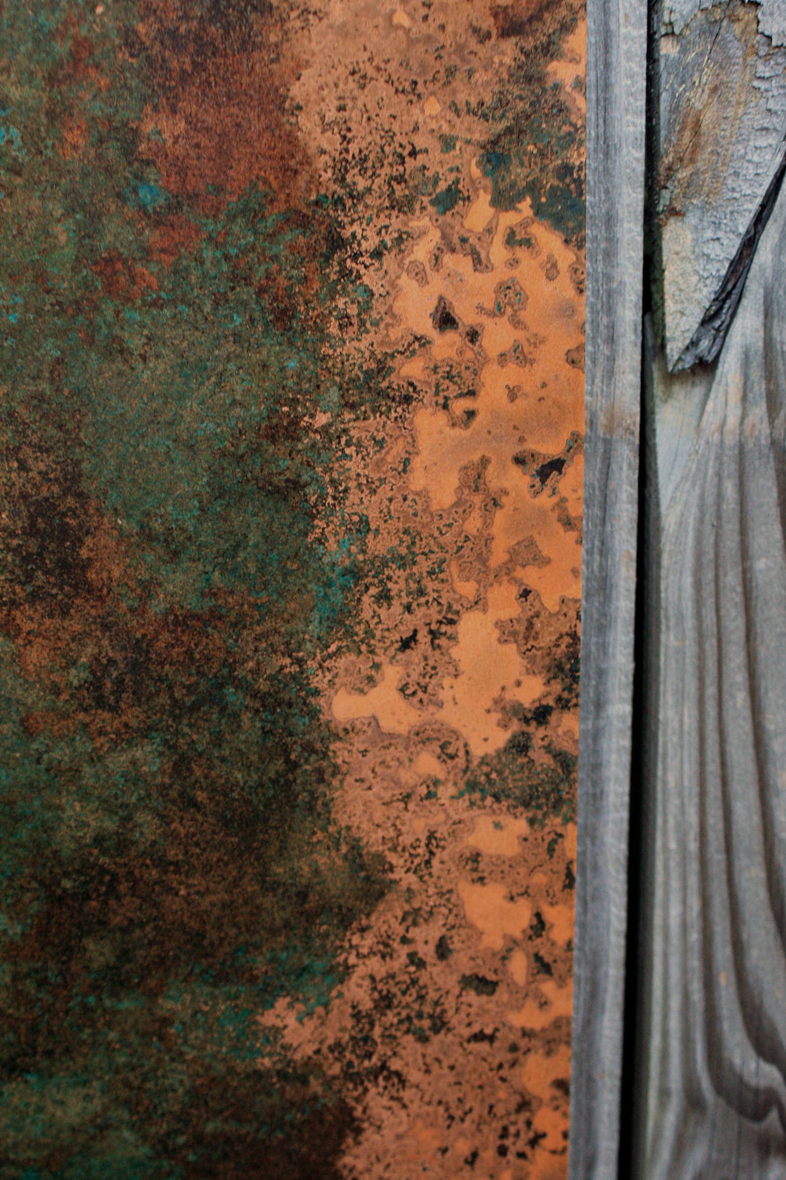 Light Copper Wall Art. Copper Patina Art. Copper Wall Decor. Metal Wall ...