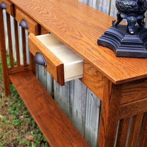 Mission Sofa Table. Mission Style Console Table. Arts and Crafts Sofa ...