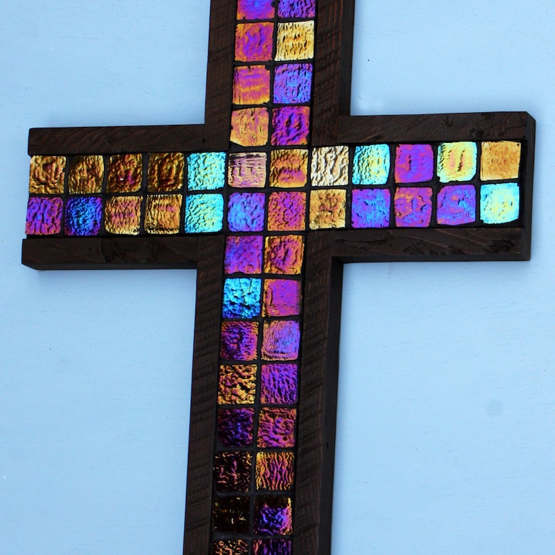 Mosaic Cross - Etsy