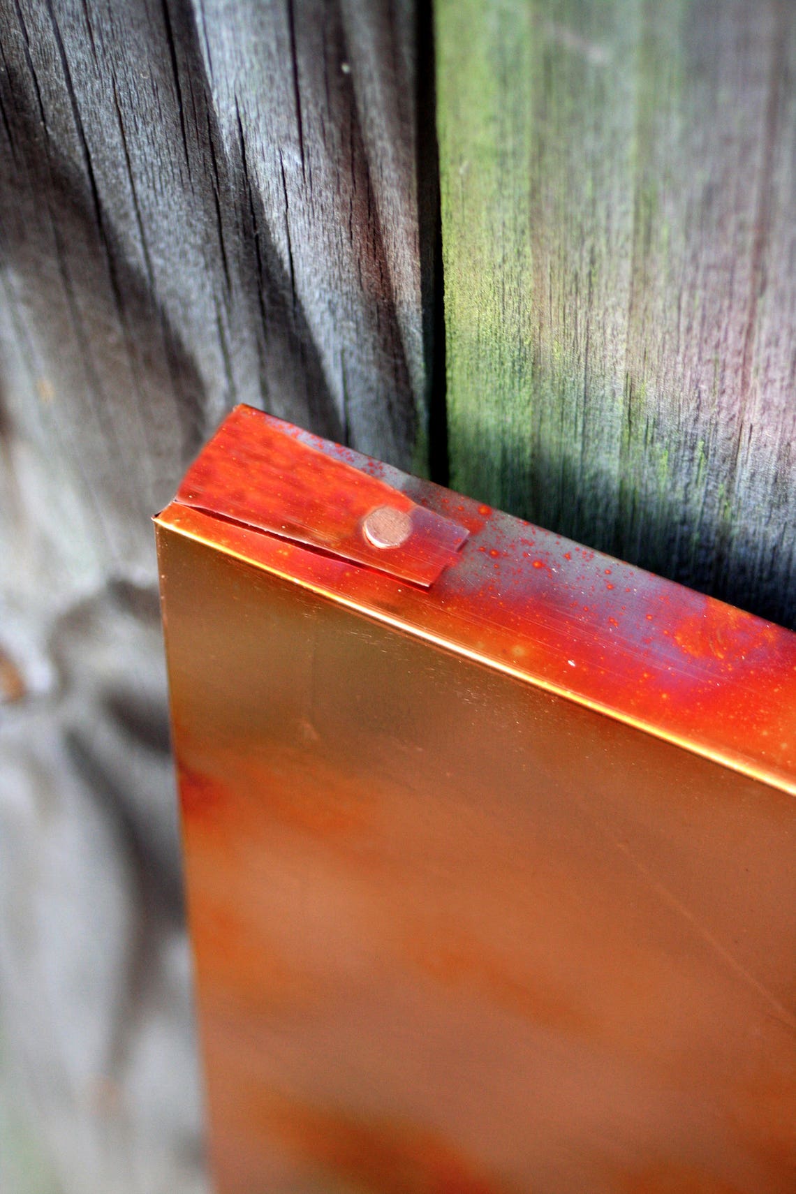 Flame Painted Copper Wall Art. Copper Patina Art. Copper Wall - Etsy