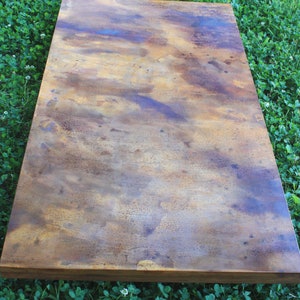 Aged Copper Wall Art. Copper Patina Art. Copper Wall Decor. Metal Wall ...