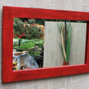 Pick Your Color Framed Mirror. Custom Color Mirror. Custom Finish ...