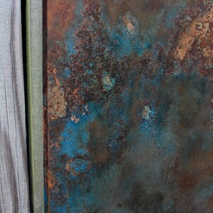 Dark Copper Wall Art. Copper Patina Art. Copper Wall Decor. Metal Wall ...