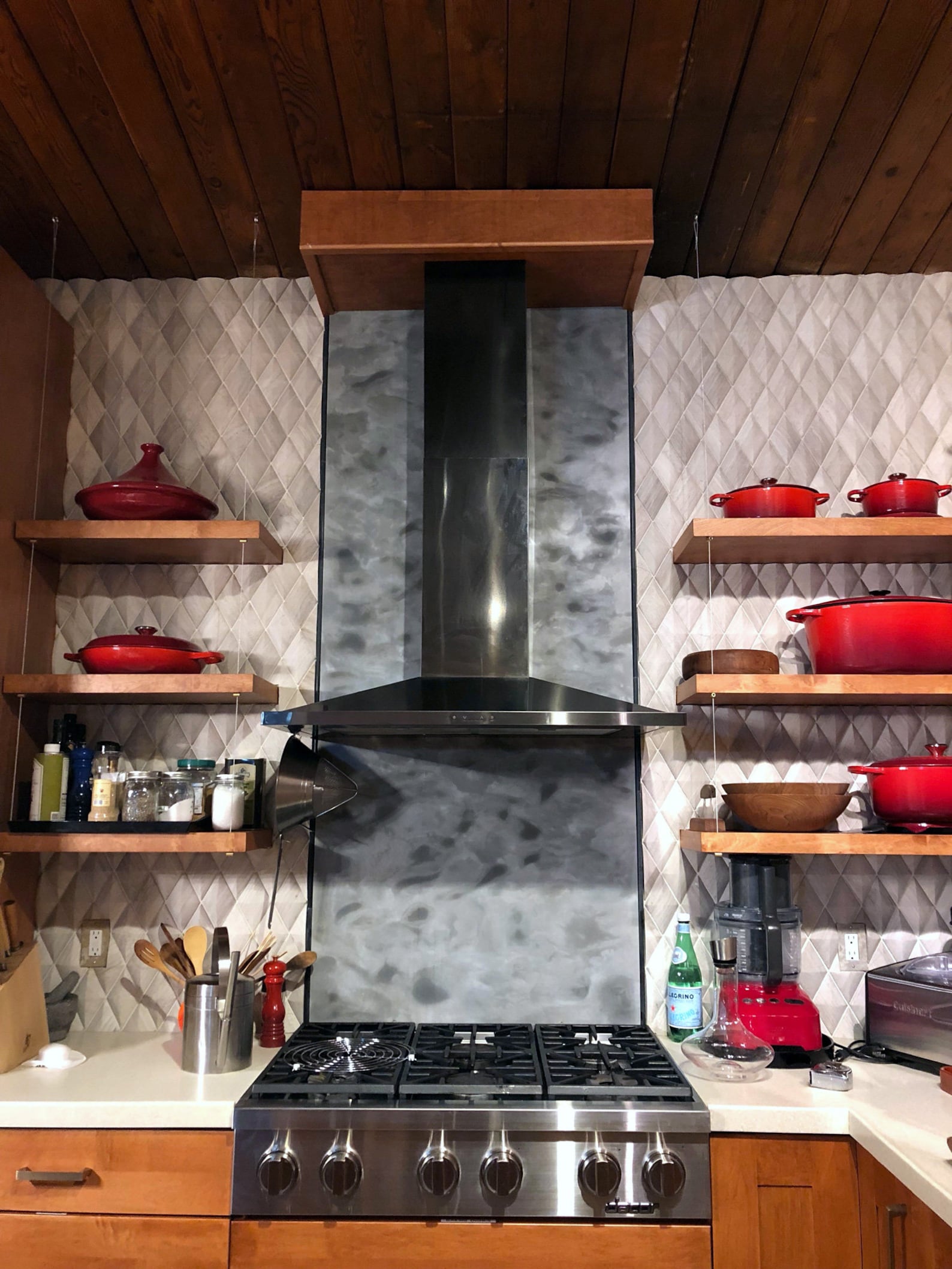 Kitchen Backsplash. Stove Backsplash. Aluminum Wall Art. Aluminum ...