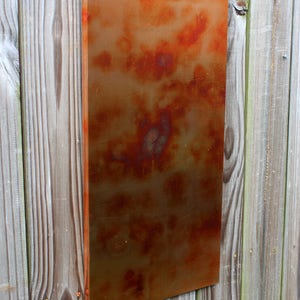 Flame Painted Copper Wall Art. Copper Patina Art. Copper Wall Decor ...