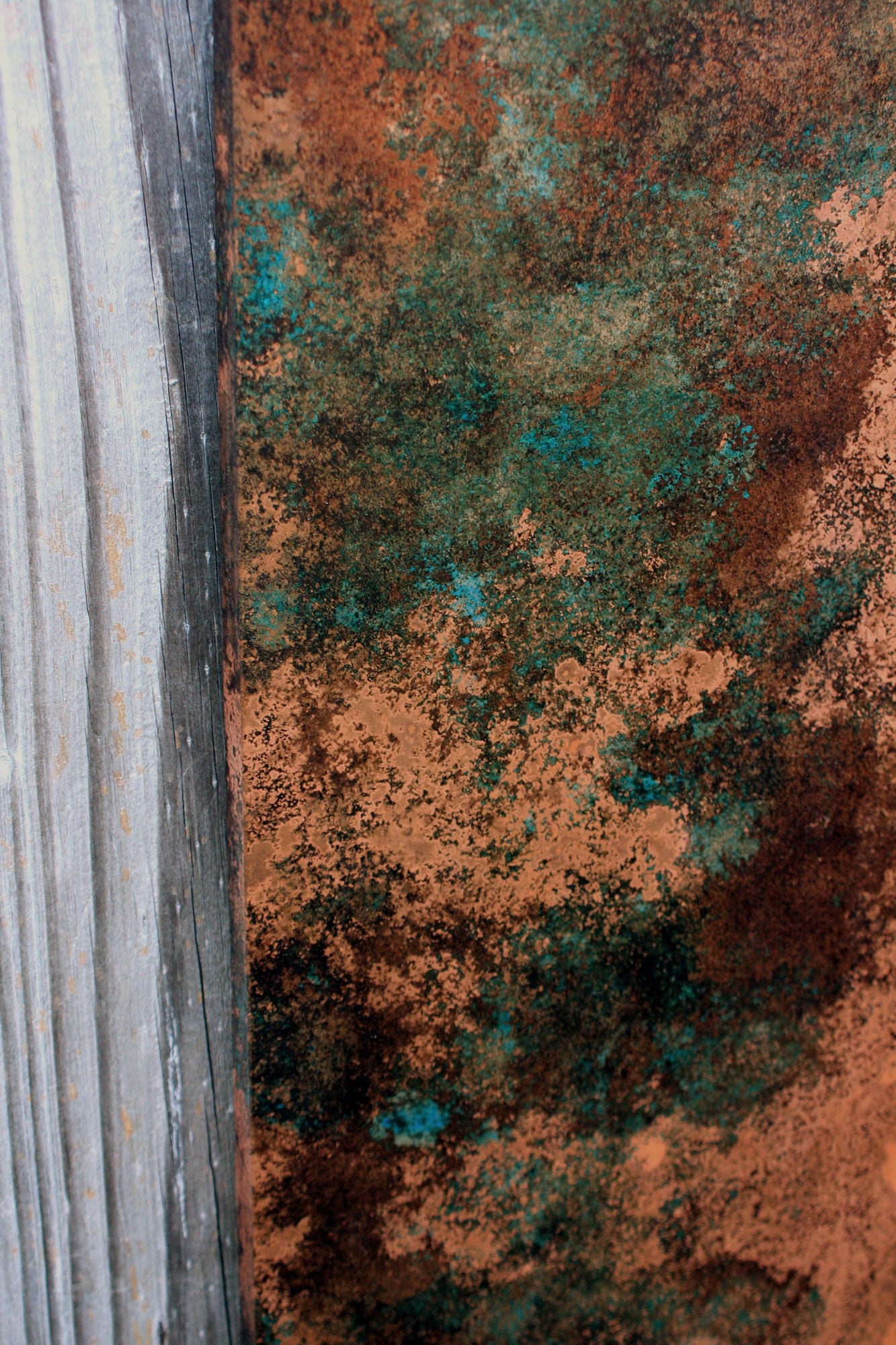 Light Copper Wall Art. Copper Patina Art. Copper Wall Decor. - Etsy Canada