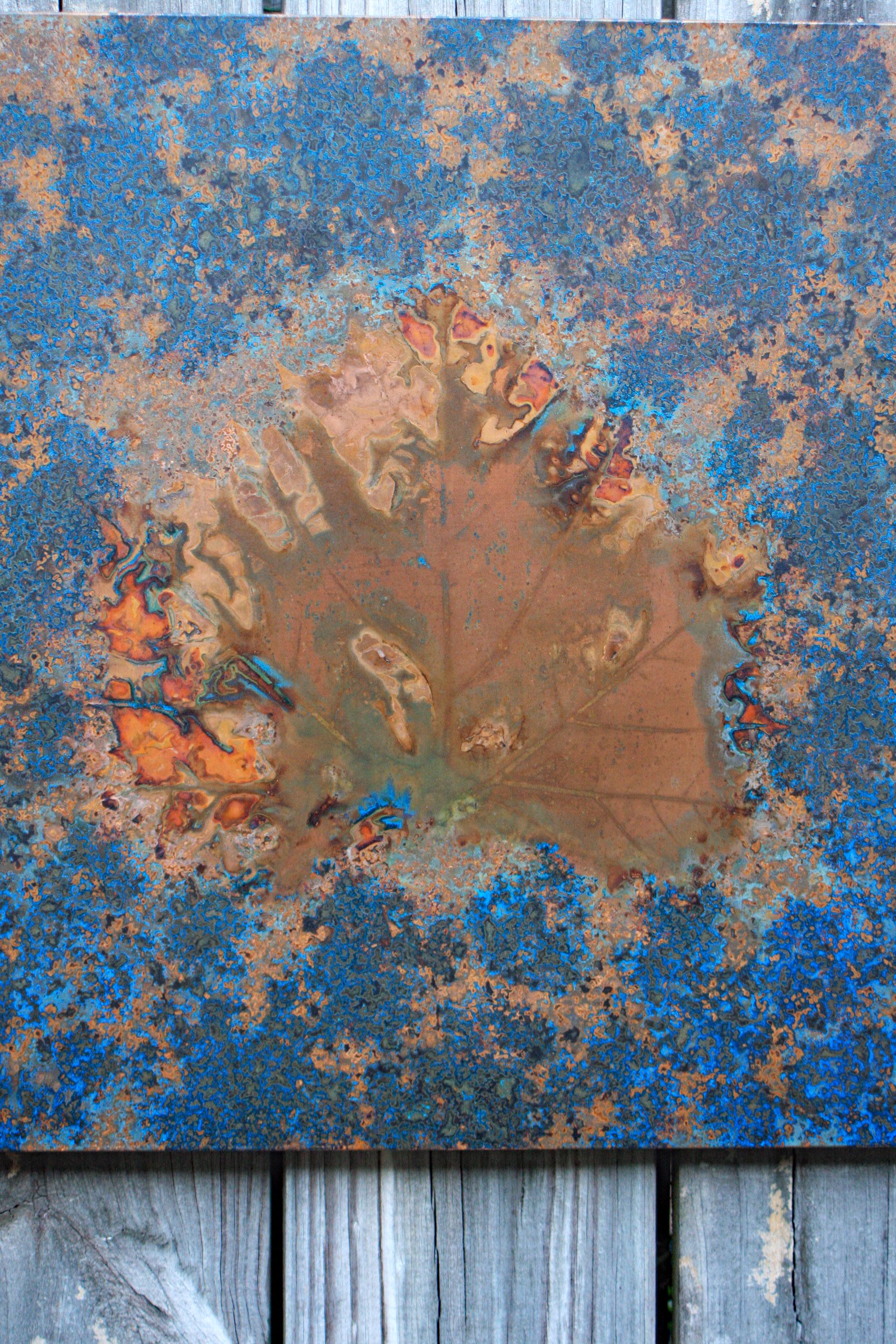 Abstract Copper Wall Art. Abstract Art. Copper Patina Art. Copper Wall ...