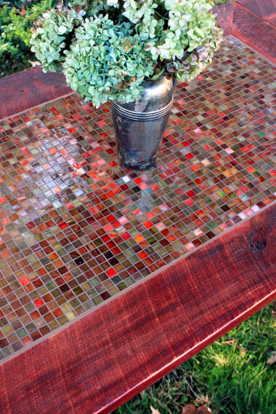 Mosaic Dining Table. Large Dining Table. Extension Table. Drop Leaf ...