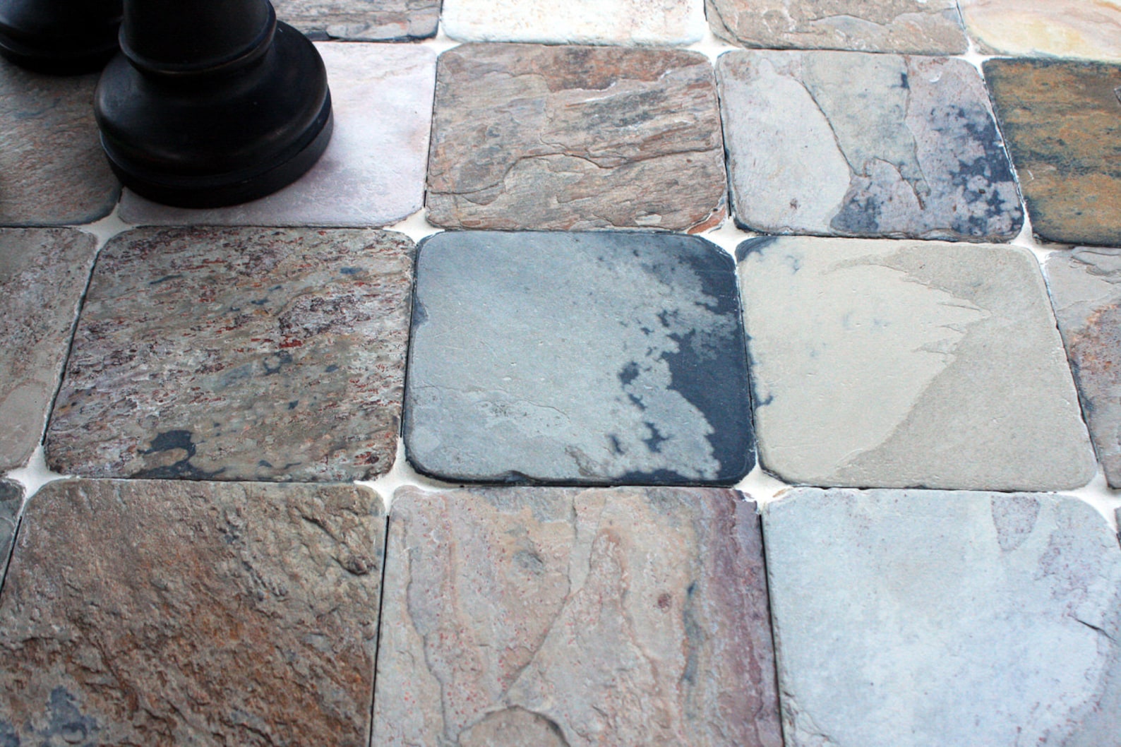 Large Slate Coffee Table. Multi Color Slate Coffee Table. - Etsy