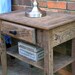 Rustic Side Table. Reclaimed Wood End Table. Rustic Side Table W ...