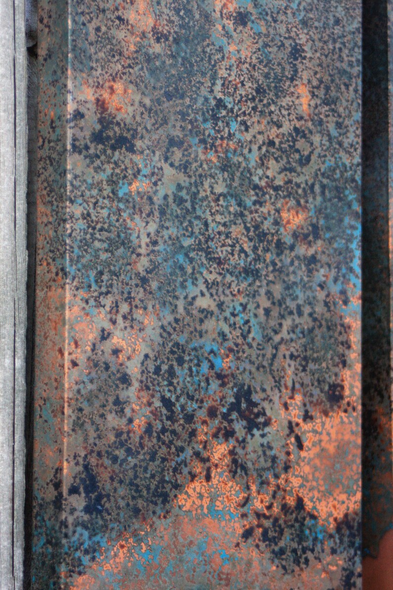 Copper Abstract Art. Copper Wall Art. Copper Patina Art. Metal - Etsy