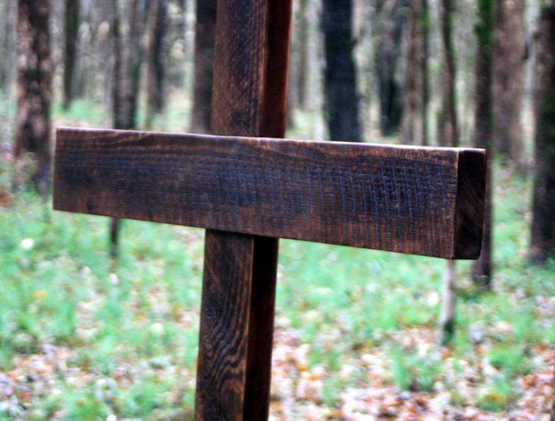 Large Wooden Cross on Stand. Very Large Wooden Cross on Stand. - Etsy