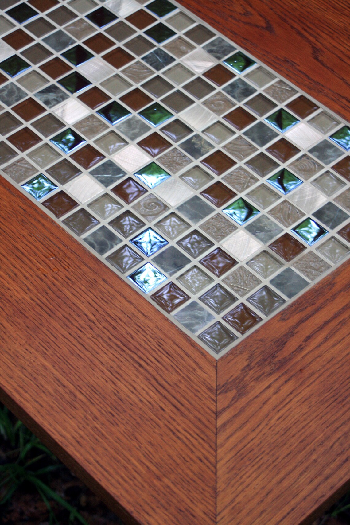 Metal Leg Coffee Table. Mosaic Tile Coffee Table. Black Metal - Etsy