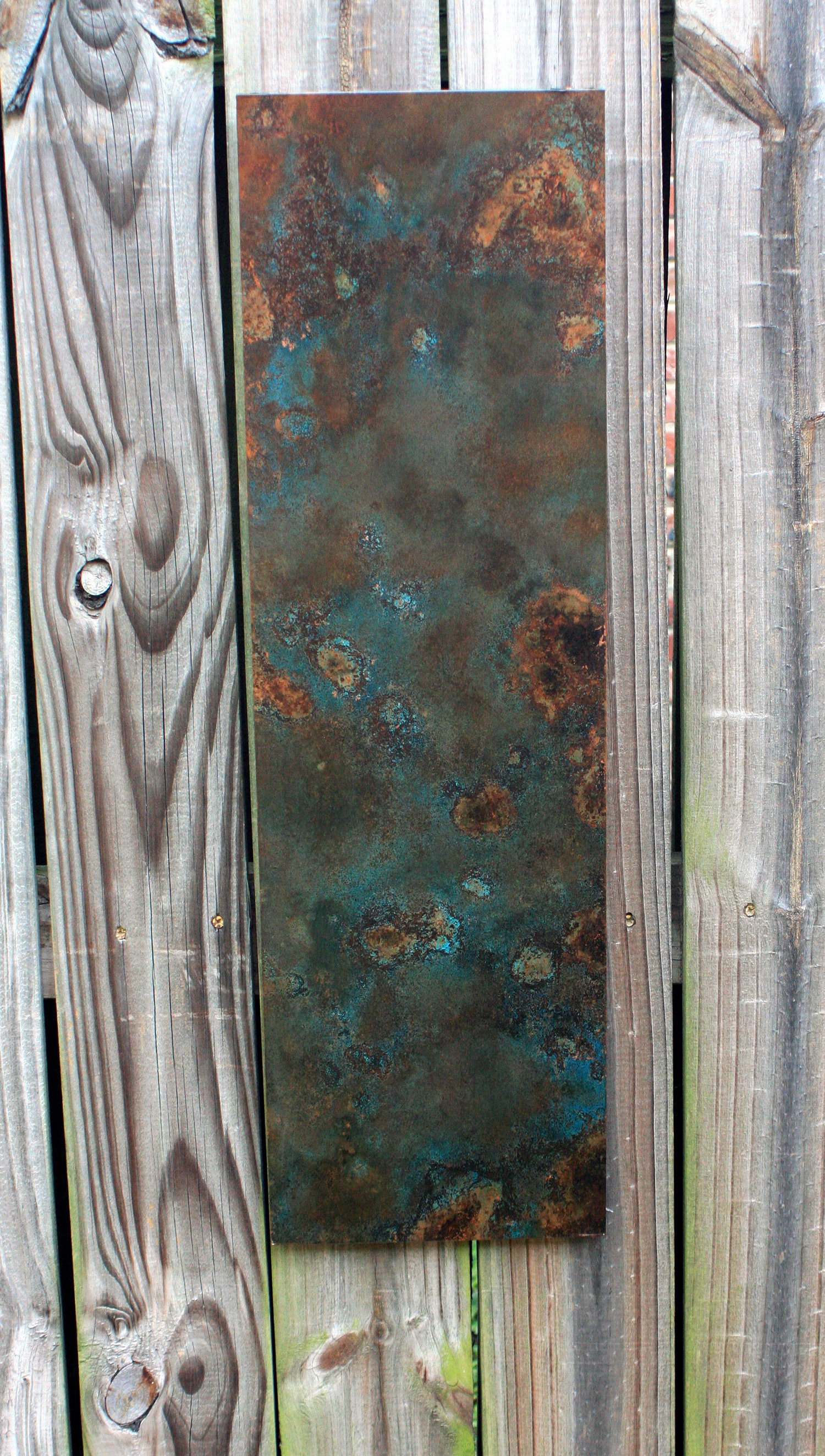 Dark Copper Wall Art. Copper Patina Art. Copper Wall Decor. Metal Wall ...