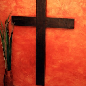 Large Wood Cross. Very Large Wooden Cross. Church Size Cross. Church ...
