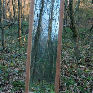 Cherry Floor Standing Mirror. Cherry Mirror on Stand. Cherry Full ...