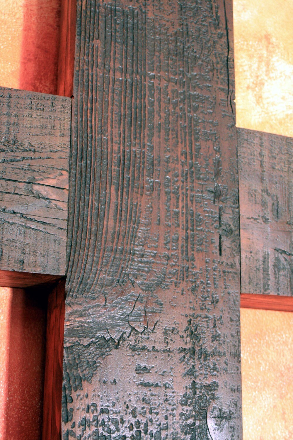 Large Wood Cross. Very Large Wooden Cross. Church Size Cross. Church ...