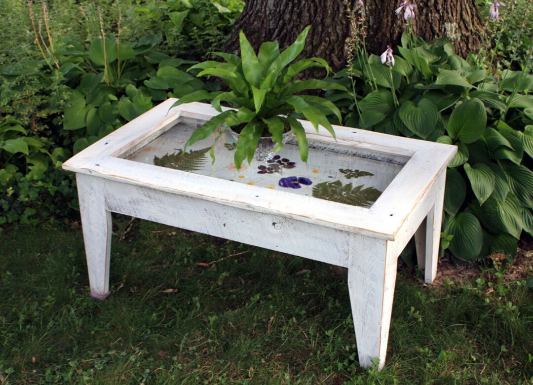 Beach Display Coffee Table. Shadow Box Coffee Table. Custom Table ...