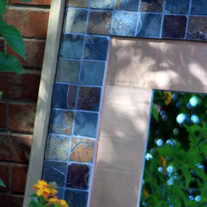 Copper Framed Mirror. Slate Framed Mirror. Slate & Copper Framed Mirror ...