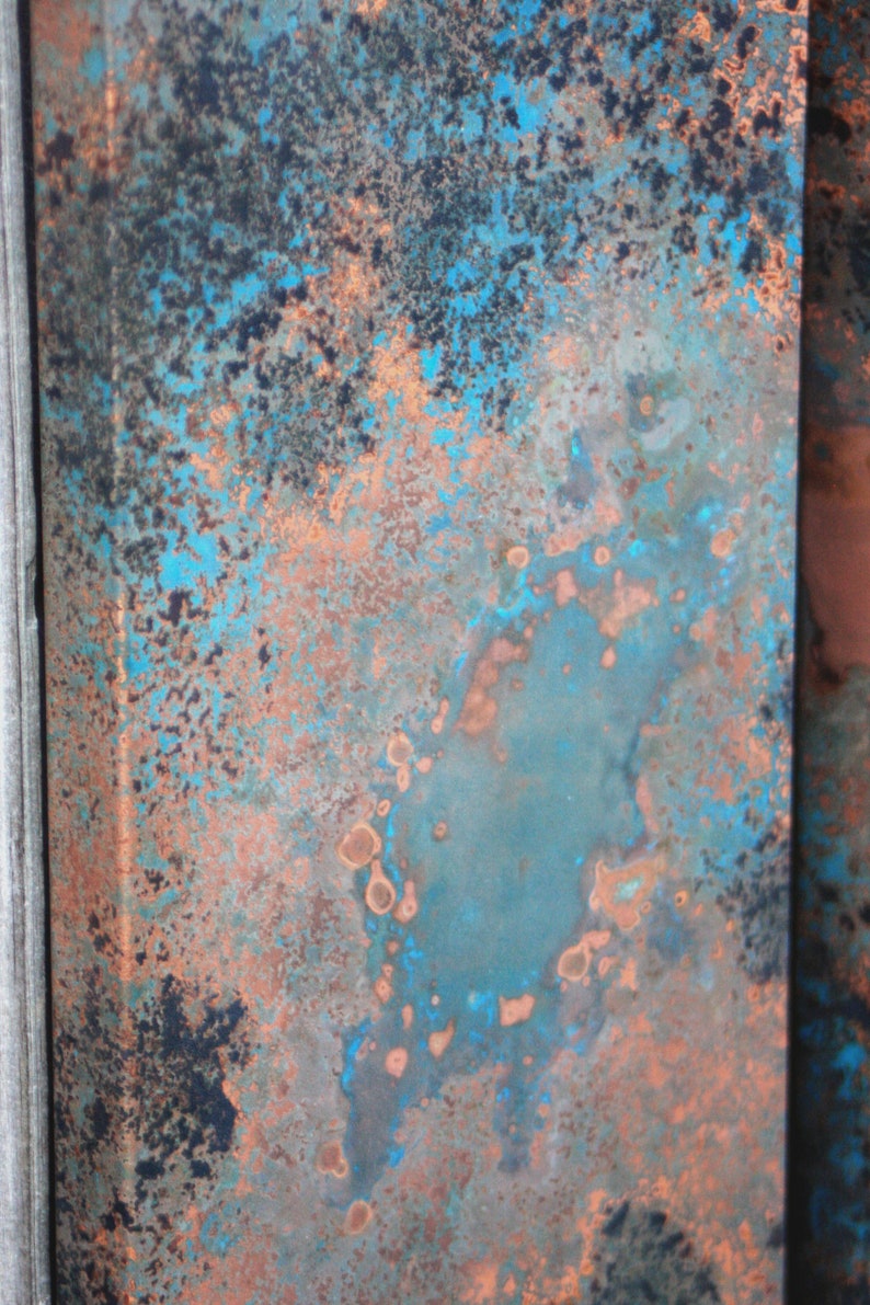 Copper Abstract Art. Copper Wall Art. Copper Patina Art. Metal - Etsy