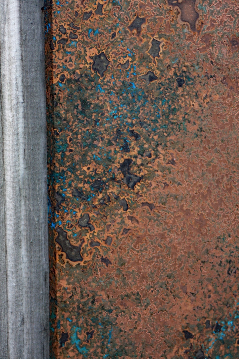 Copper Metal Wall Art. Abstract Art. Copper Patina Art. Copper Wall ...