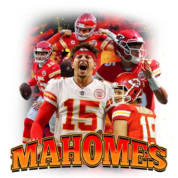 Patrick Mahomes Clipart - Etsy