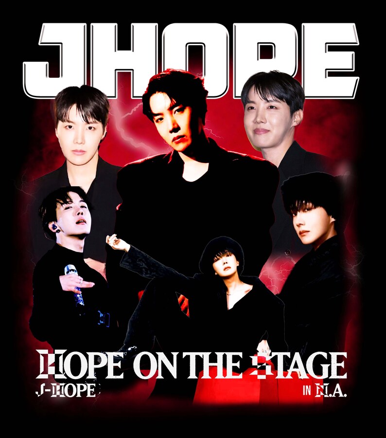 Jhope Hope on the Stage Tour Ai, Eps, Png, Printable Decal Vector Files ...