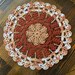 11” Tri Color Autumn Themed Doily Hand Crocheted Home Decor Lacy ...