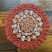 11” Tri Color Autumn Themed Doily Hand Crocheted Home Decor Lacy ...