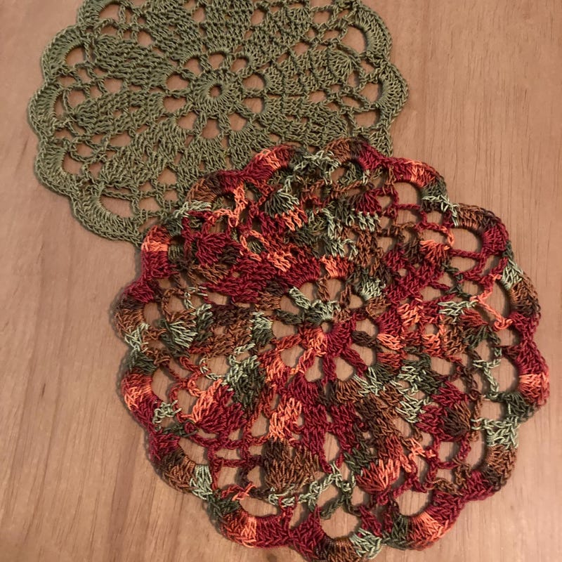 Colored Doilies - Etsy