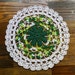12” Tri Color Christmas Themed Doily Hand Crocheted Home Decor Lacy ...