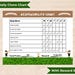 Football-themed Kids Chore Chart With Reward System | Digital Download ...