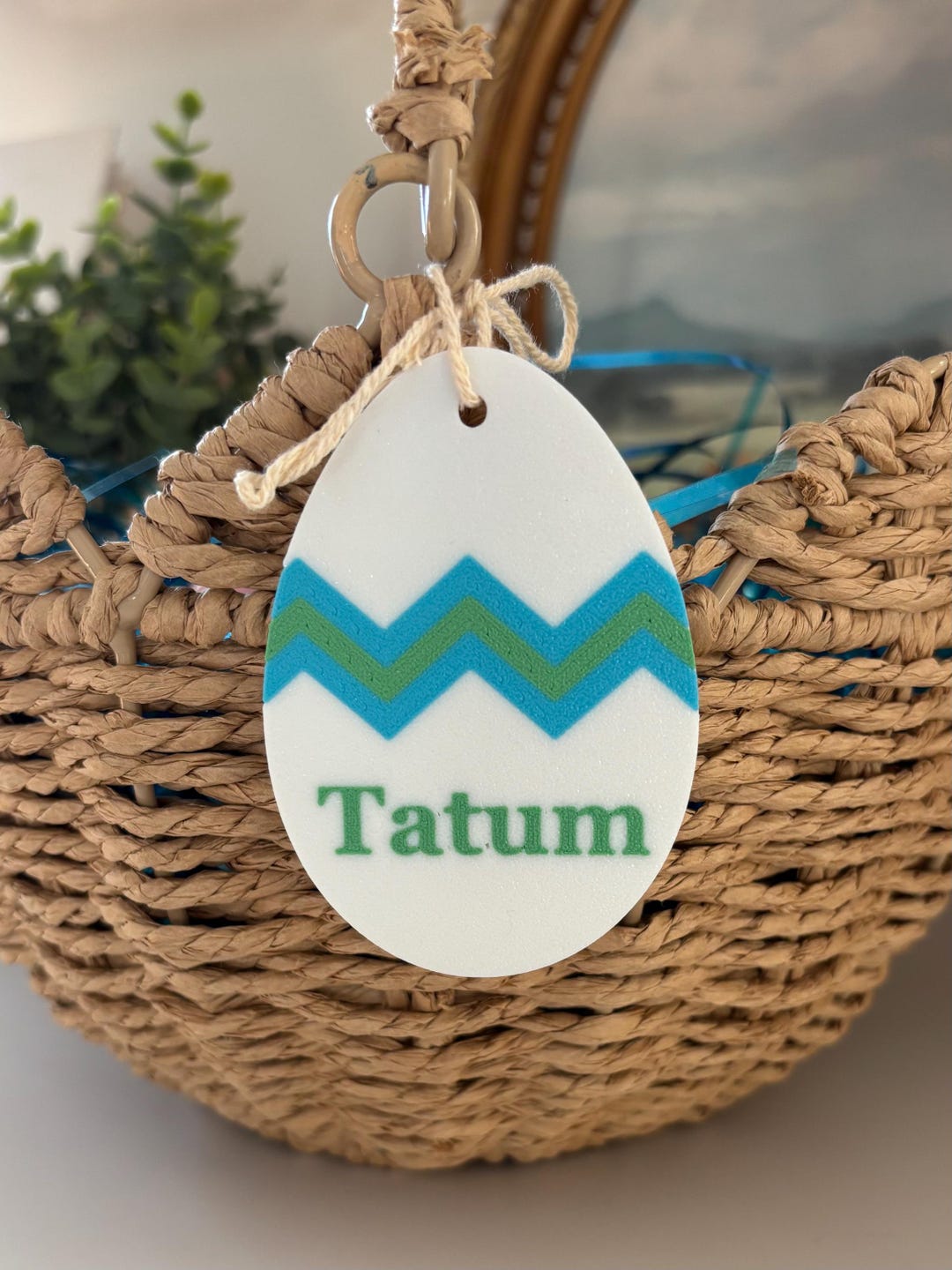 Personalized Easter Egg Name Tags – Custom Basket Tags for Easter Gifts ...